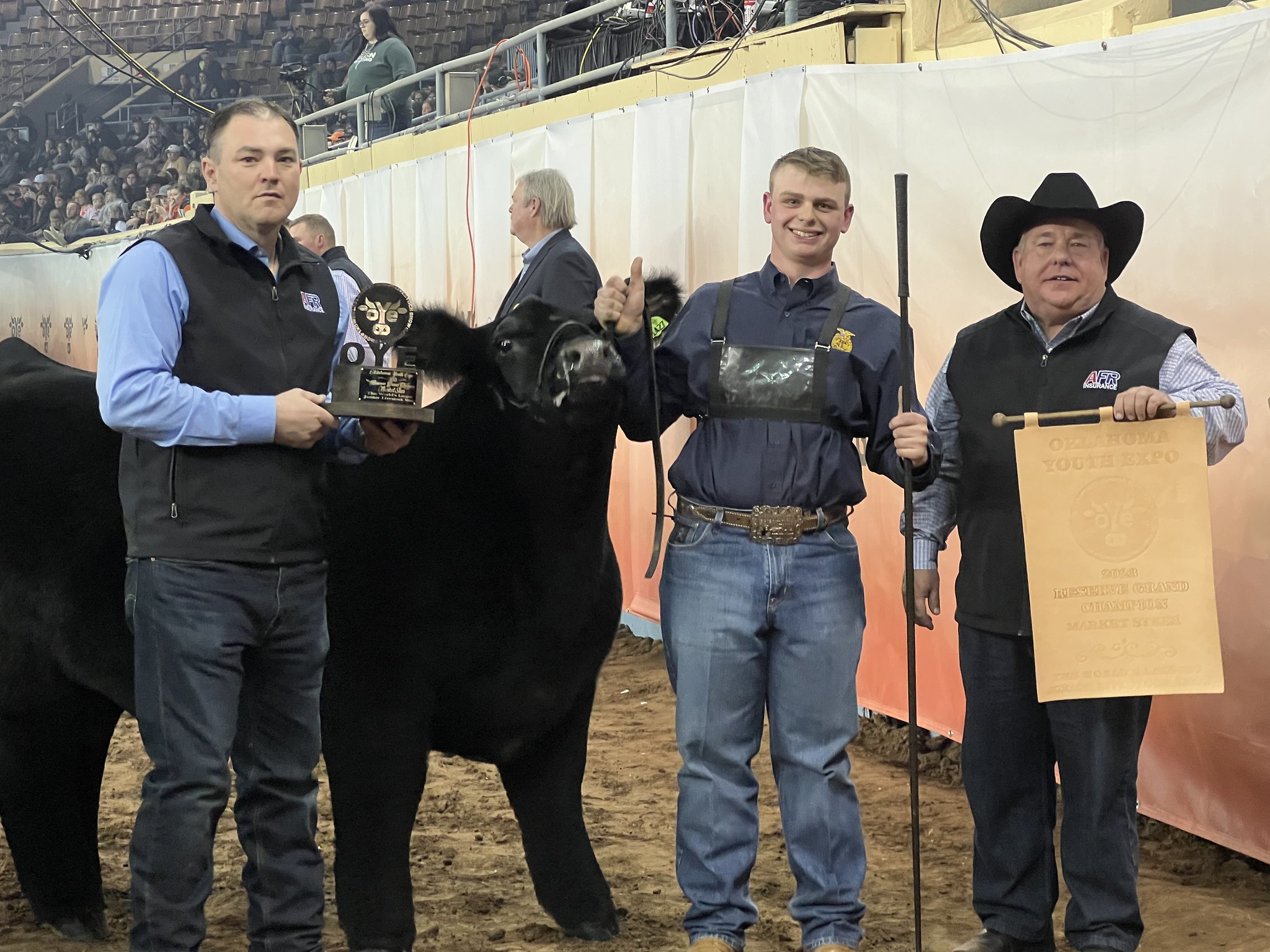 Finley Yocham of Sapulpa 4-H Takes Grand Champion Steer Honors with Her ...