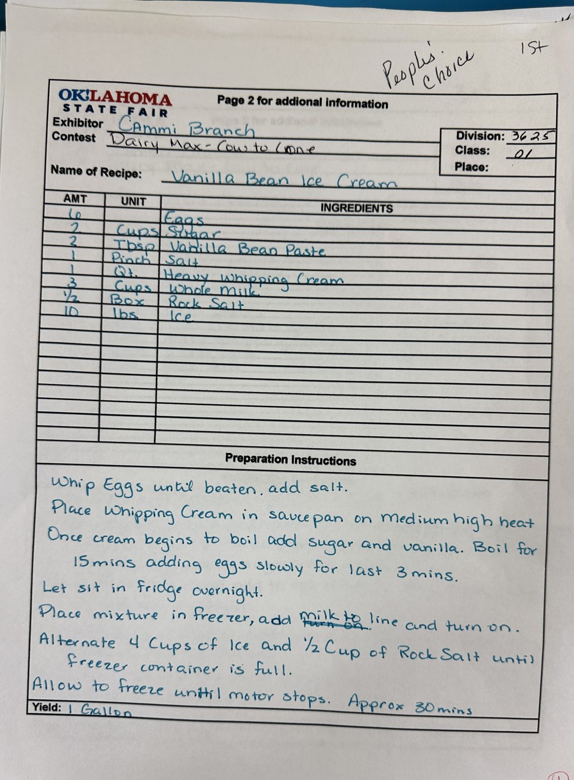 DairyMAX Cow to Cone Homemade Ice Cream Contest at State Fair Raises ...