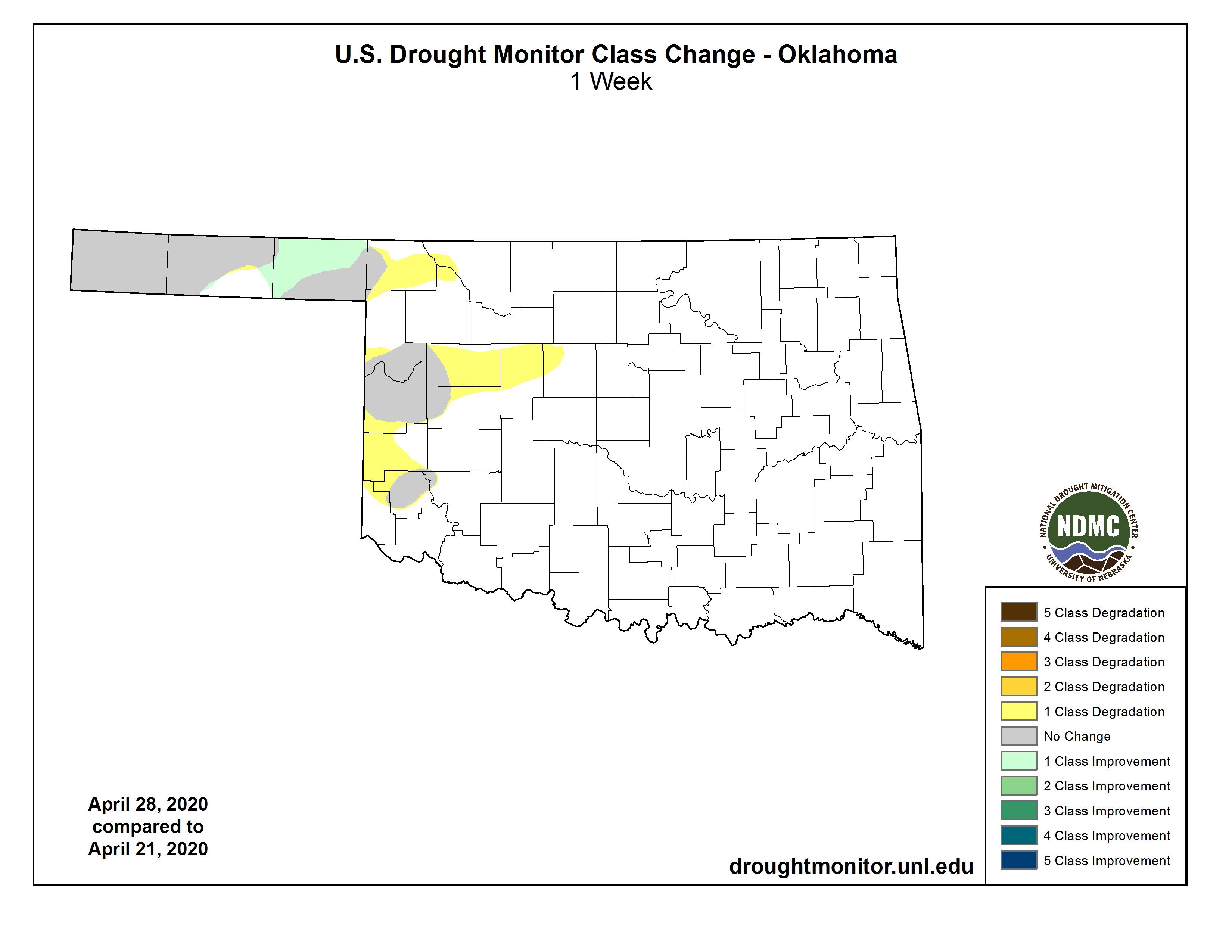 Oklahoma Farm Report - U.S. Drought Monitor Map Shows Dryness ...