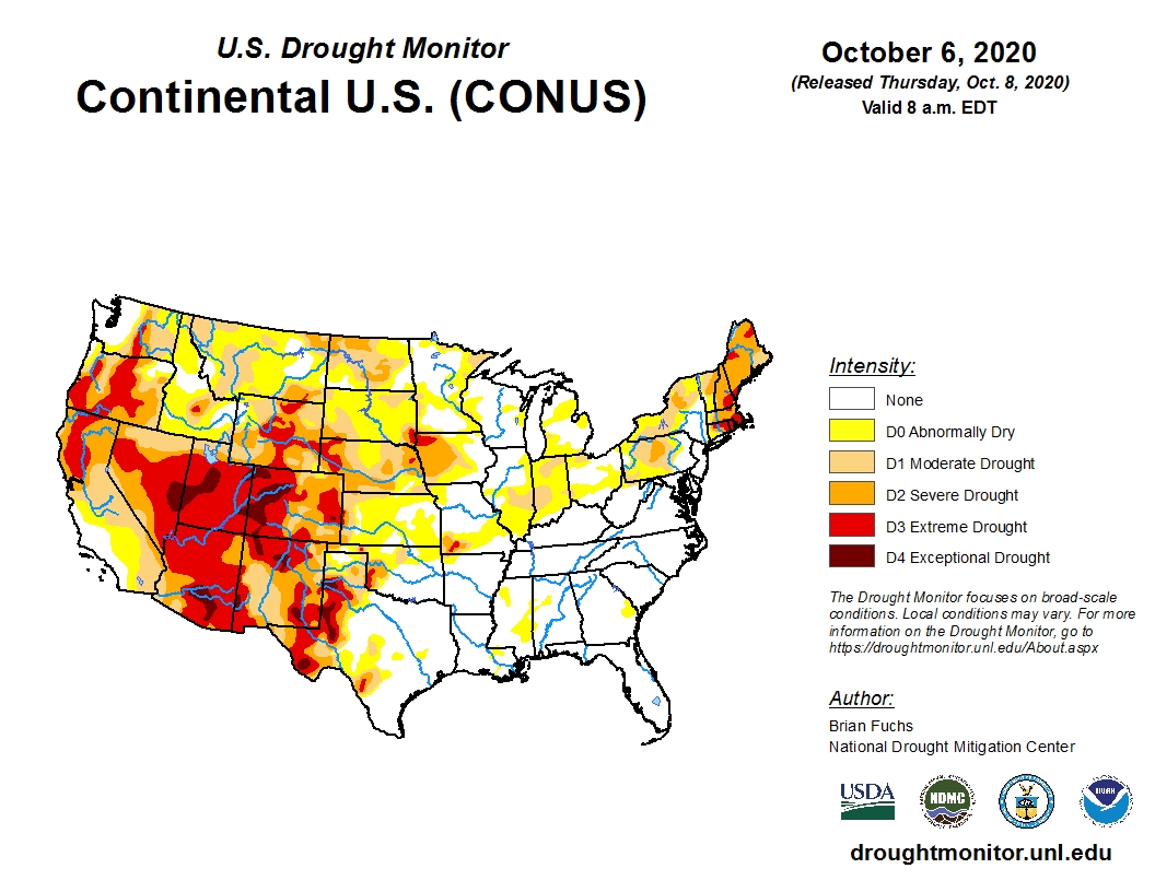 Oklahoma Farm Report - Latest Drought Monitor Map Shows More Than 62 ...