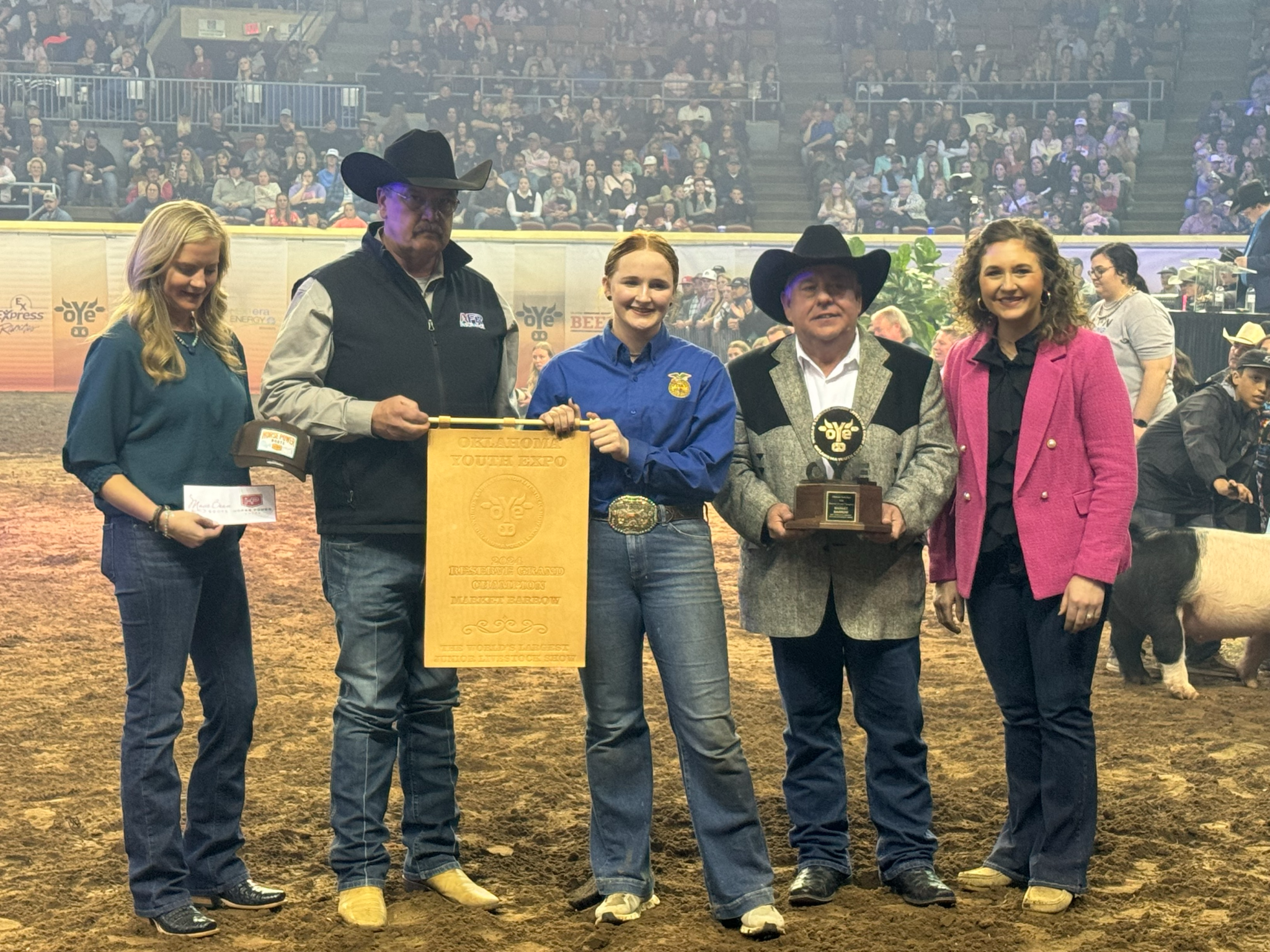 Wade Richey of Altus 4-H Wins Champion Barrow at OYE - Oklahoma Farm Report